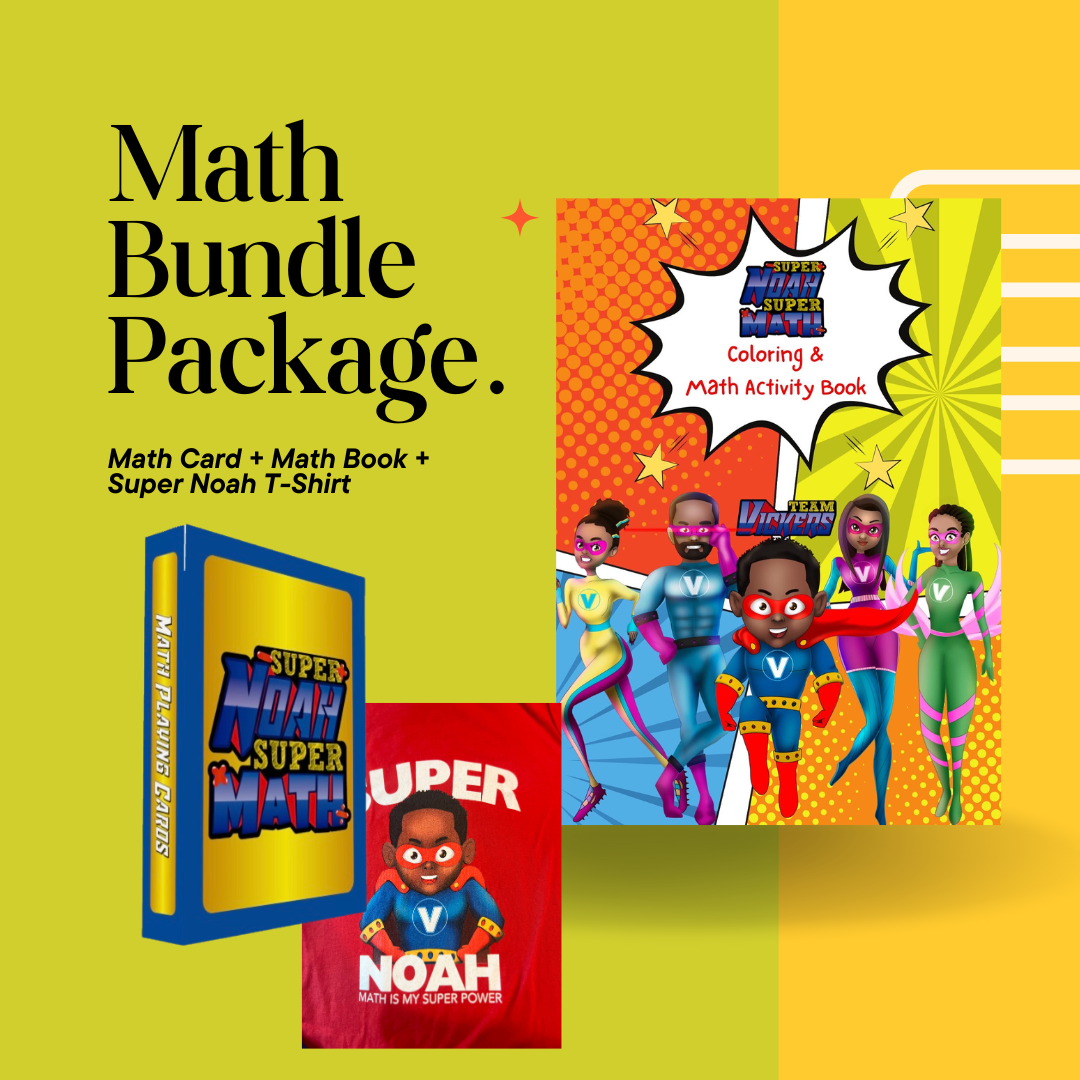 Super Math Package: Cards, Book & T-Shirt Bundle – Super Noah Super Math