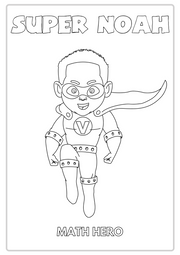 Super Noah Super Math/ Math Activity & Coloring Book